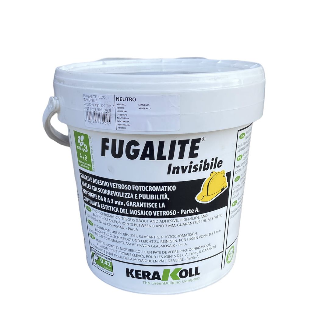 KERAKOLL FUGALITE INVISIBILE FUGA BEZBARWNA EPOXY EPOKSYDOWA 3KG - ERLI.pl