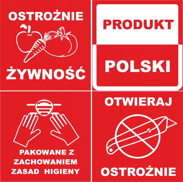 FRAGILE ostrożnie nie rzucać szkło etykiety x1000 - ERLI.pl FRAGILE ostrożnie nie rzucać szkło etykiety x1000 - ERLI.pl