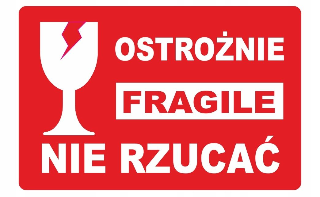 OSTRO NIE NIE RZUCA Etykiety Naklejki SZK O X1000 128040405 ERLI pl
