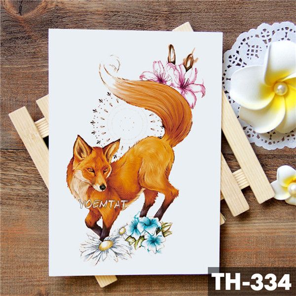 TATUAŻ ZMYWALNY TYMCZASOWE TATUAŻE DUŻE 01-TH334 - ERLI.pl