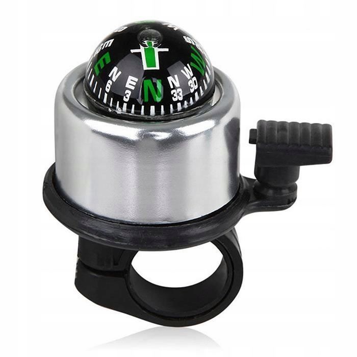 DZWONEK ROWEROWY METALOWY KOMPAS NA ROWER KOLORY - ERLI.pl