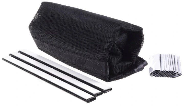 BROS - moskitiera siatka na drzwi magnetyczna 100x220 czarna - ERLI.pl BROS - moskitiera siatka na drzwi magnetyczna 100x220 czarna - ERLI.pl