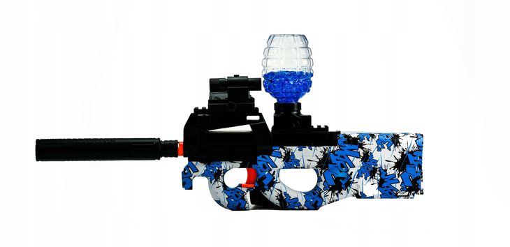 MINI P90 PISTOLET KARABIN AUTOMAT NA KULKI ŻELOWE - ERLI.pl