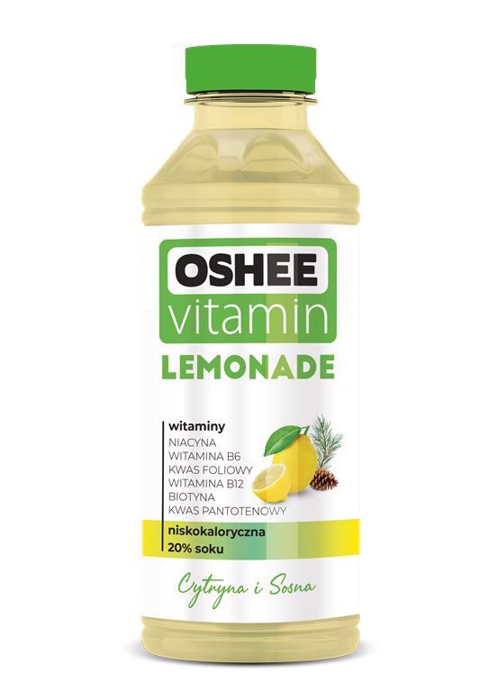 OSHEE Vitamin Lemonade cytryna - sosna 555 ml - ERLI.pl