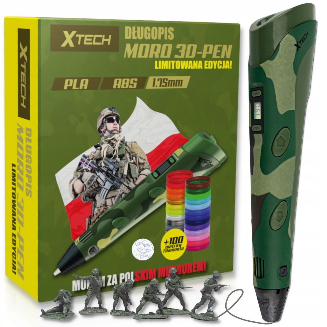 DRUKARKA DŁUGOPIS 3D MORO 2022 XTECH LIMITOWANY - ERLI.pl