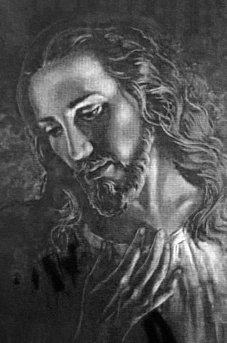 Twarz Pana Jezusa Brat Elia - Obrazek jednostronny (100 szt) - ERLI.pl