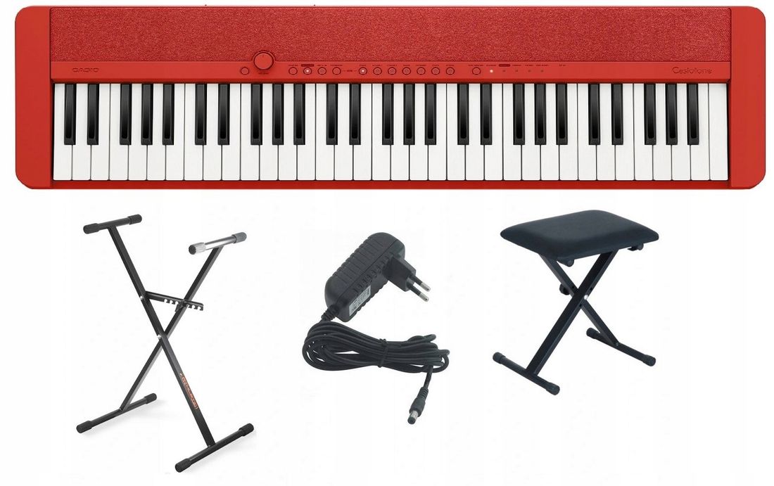 ZESTAW KEYBOARD CASIO CASIOTONE CT-S1 RD - ERLI.pl