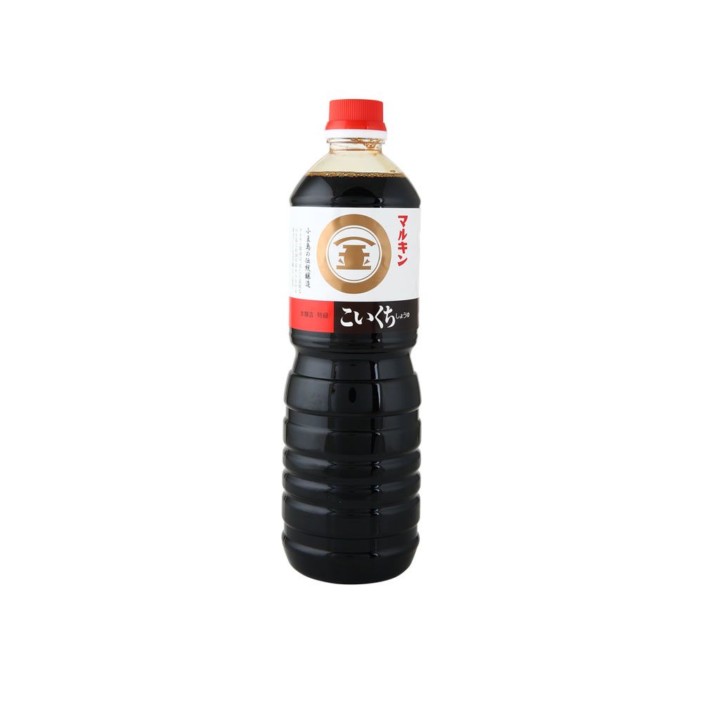 Koikuchi Shoyu Japoński Ciemny Sos Sojowy "Black Soy Sauce" 1l Marukin ...