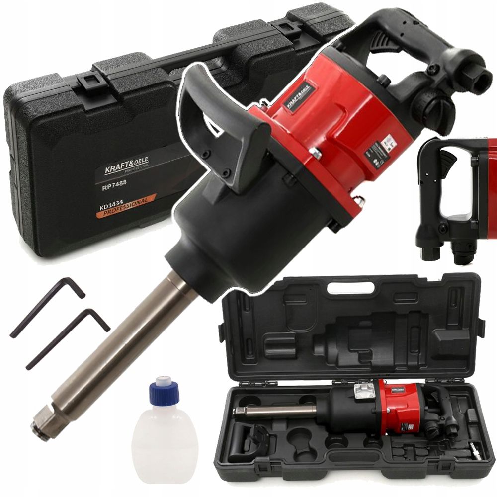 KLUCZ DO KÓŁ TIR PNEUMATYCZNY UDAROWY 1 CAL 5000NM - ERLI.pl