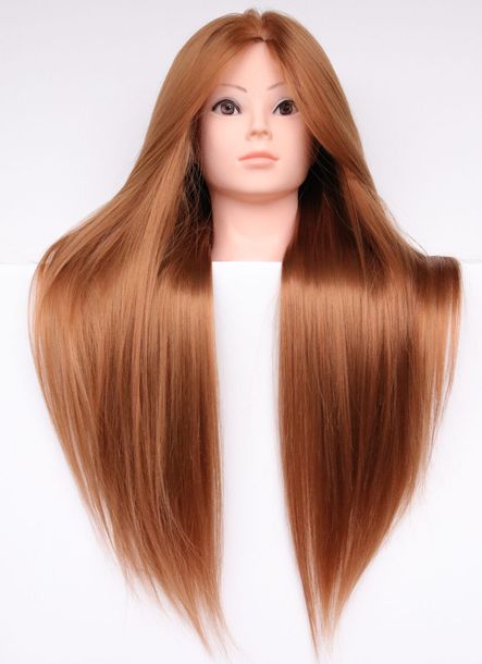 Główka głowa fryzjerska treningowa LALKA do czesania - ERLI.pl