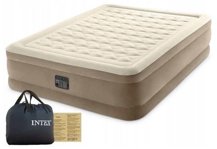 Intex 64428 dmuchany materac pompka 203x152x46cm - ERLI.pl