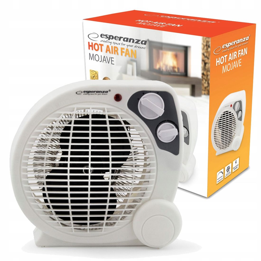 TERMOWENTYLATOR FARELKA GRZEJNIK ELEKTRYCZNY 2000W - ERLI.pl