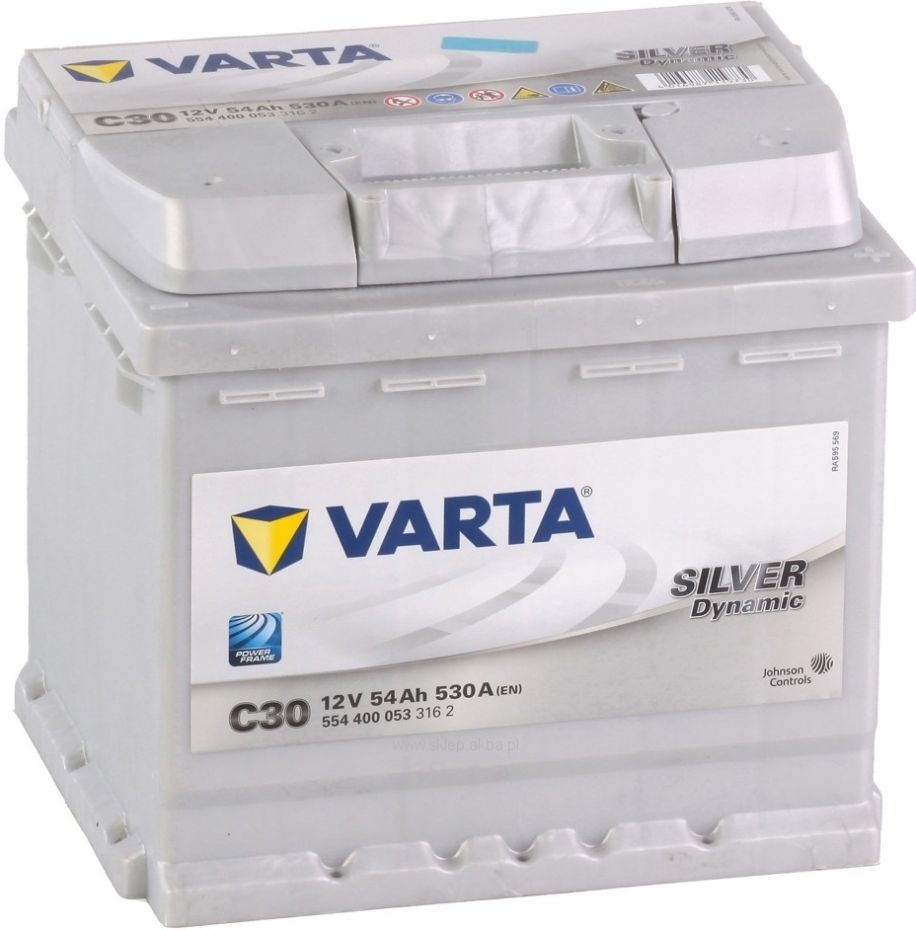 AKUMULATOR VARTA SILVER 54AH 530A C30 - ERLI.pl