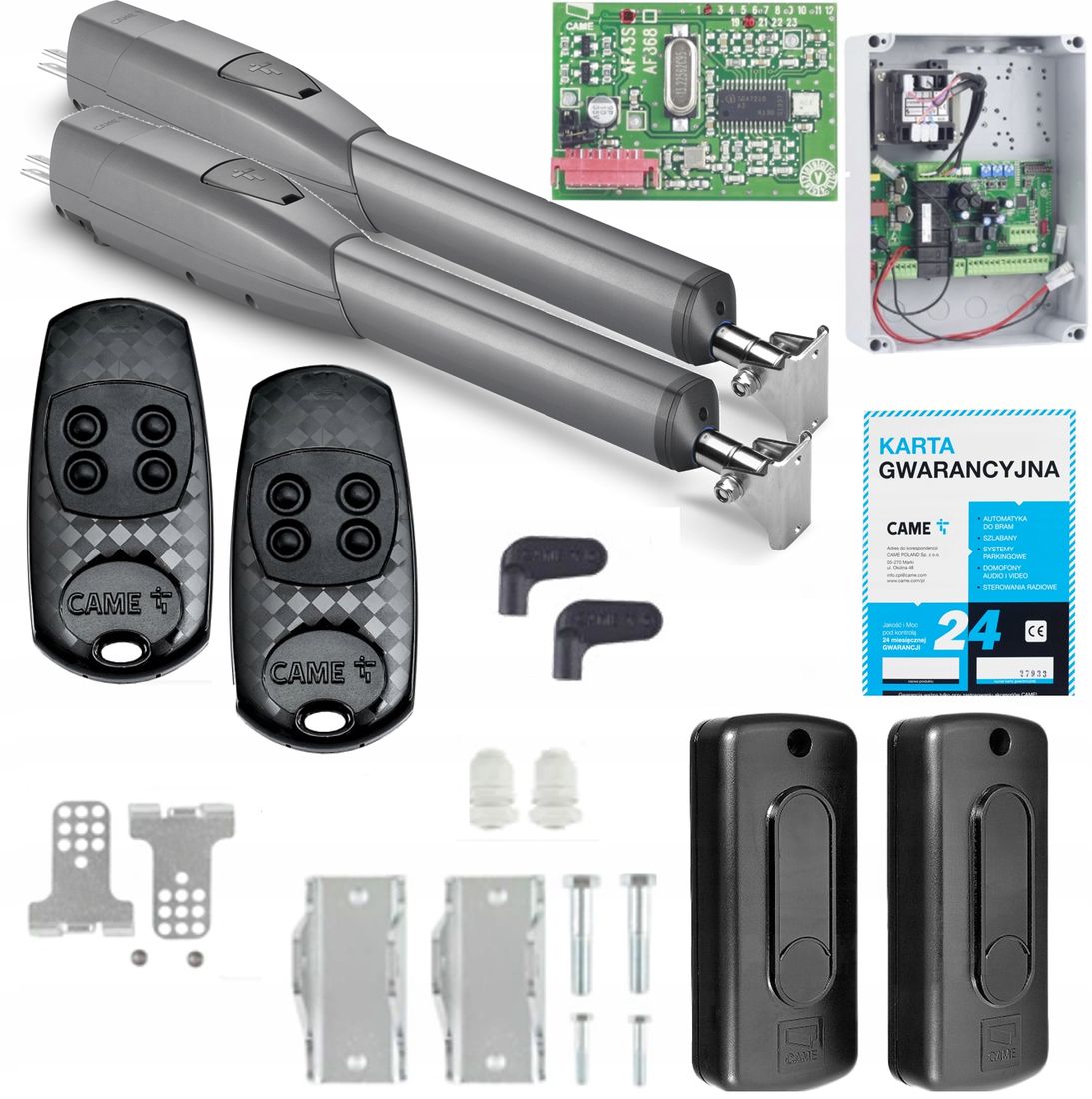 NAPĘD ZESTAW SIŁOWNIK DO BRAMY CAME ATS 5M 2xPILOT - ERLI.pl