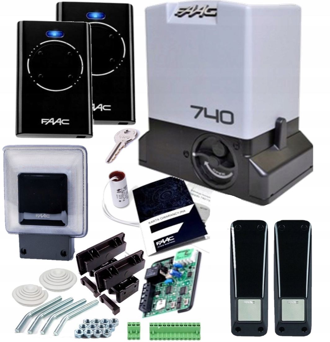 Zestaw Delta 2 napęd NAJNOWSZY FAAC 740 XLED - ERLI.pl
