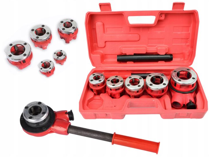 GWINTOWNICA RĘCZNA DO RUR GWINTOWNICE NARZYNKI 5EL - ERLI.pl