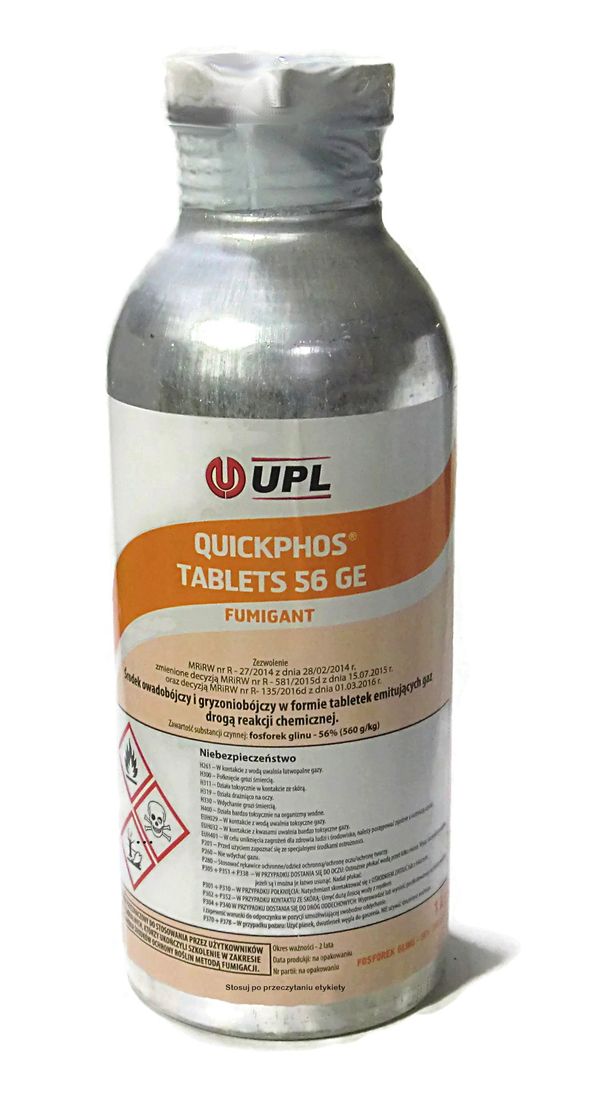QUICKPHOS 56 GE TABLETKI ŚRODEK TRUCIZNA KRETY 1KG – 24701059 - ERLI.pl