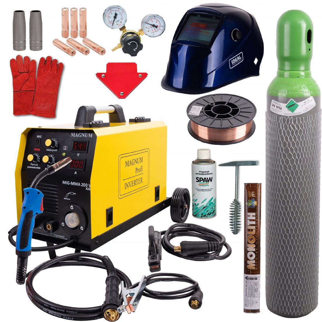 Spawarka Inwertorowa MIGOMAT Magnum MIG MMA MAG - ERLI.pl