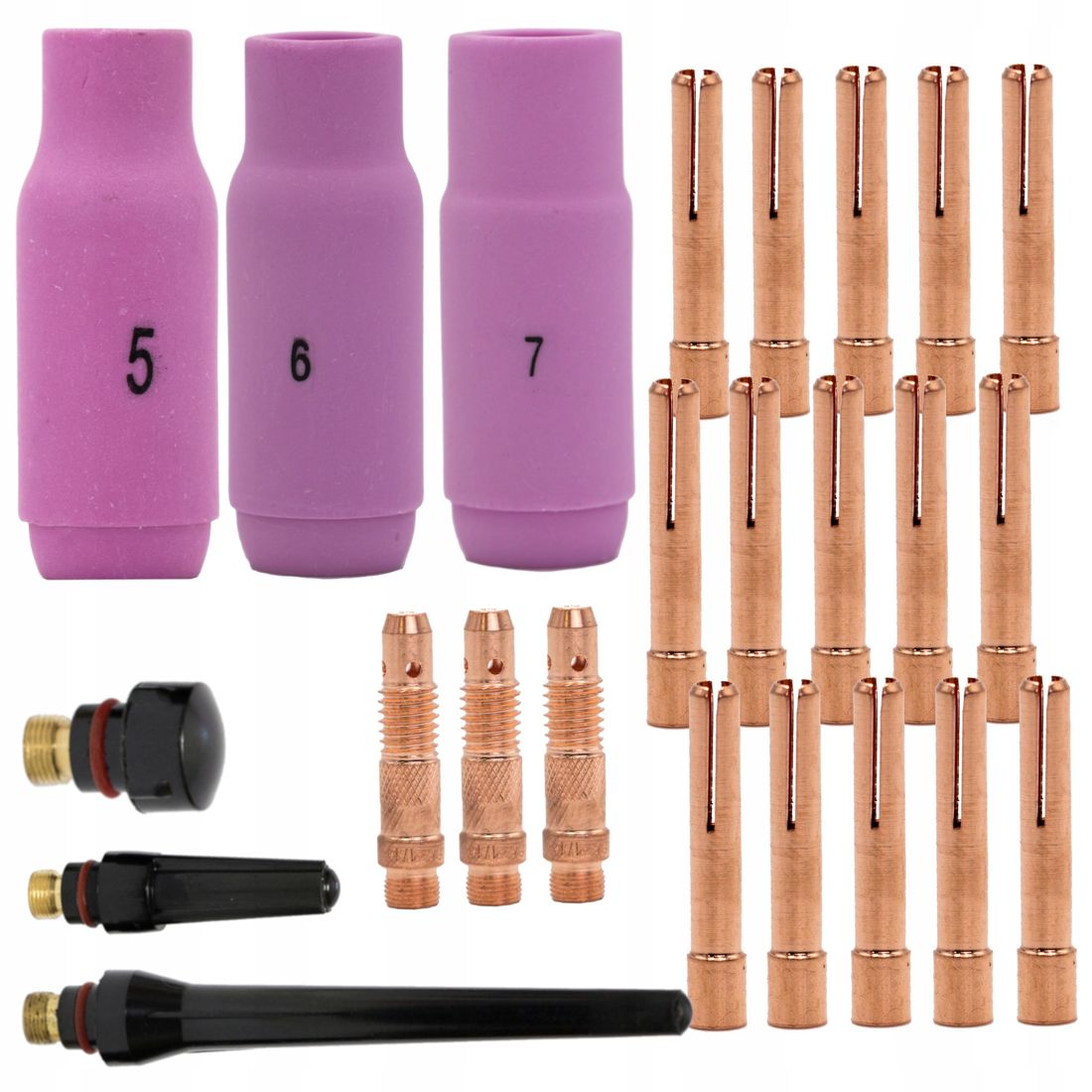 ZESTAW CZĘŚCI DO UCHWYTU TIG SR17/18/26 - ERLI.pl