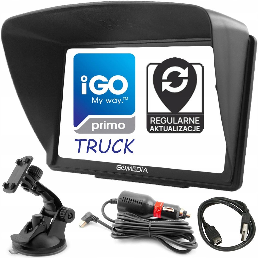 NAWIGACJA GPS 7' CIĘŻARÓWKA iGO Primo TRUCK TIR – 130029620 - ERLI.pl