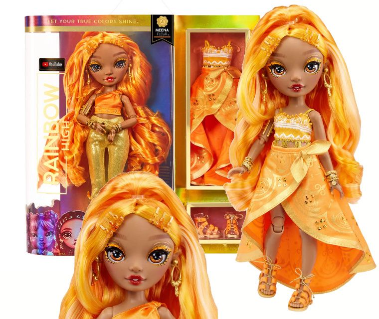 Rainbow High Lalka MEENA FLEUR s4 MGA 578284EUC - ERLI.pl