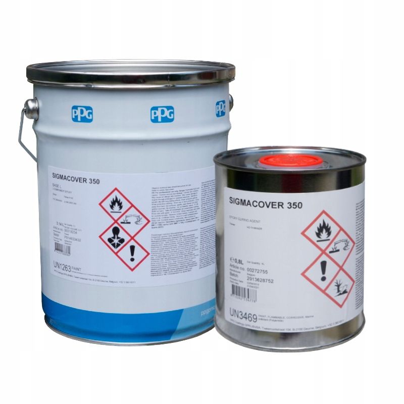 Sigmacover 350 Farba epoksydowa 4L Aluminiowa - ERLI.pl