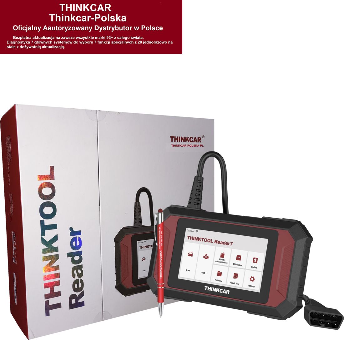 THINKCAR/THINKTOOL READER 7 bezpłatna aktualizacja funkcje uniwersalny - ERLI.pl