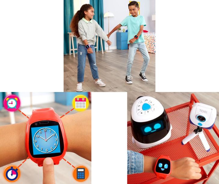 TOBI 2 Smartwatch Zegarek Kamera Czerwony - ERLI.pl