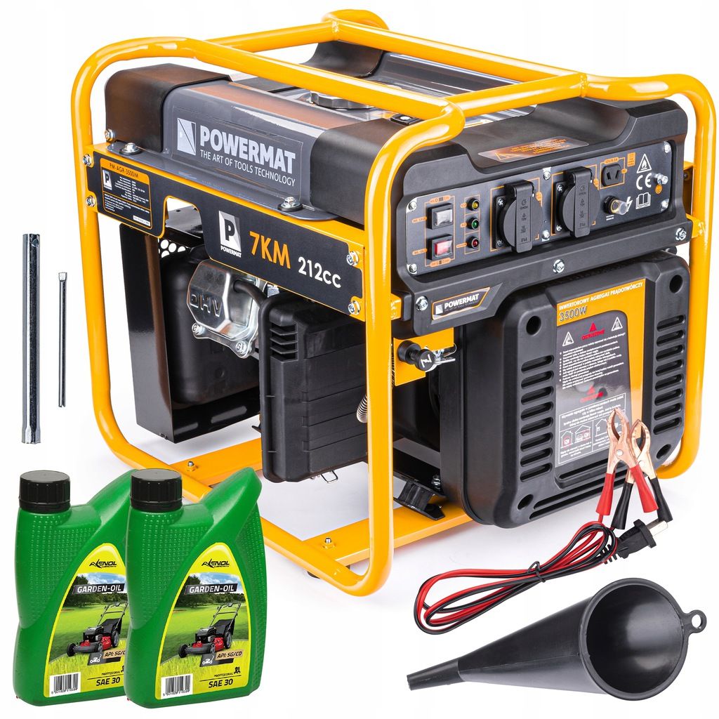 Agregat PRĄDOTWÓRCZY Inwertorowy Generator 3500W PM-AGR-3500IM - ERLI.pl