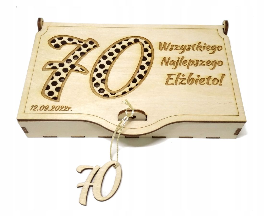 Pude?ko na pieni?dze 40stka 50 60 urodziny prezent - ERLI.pl