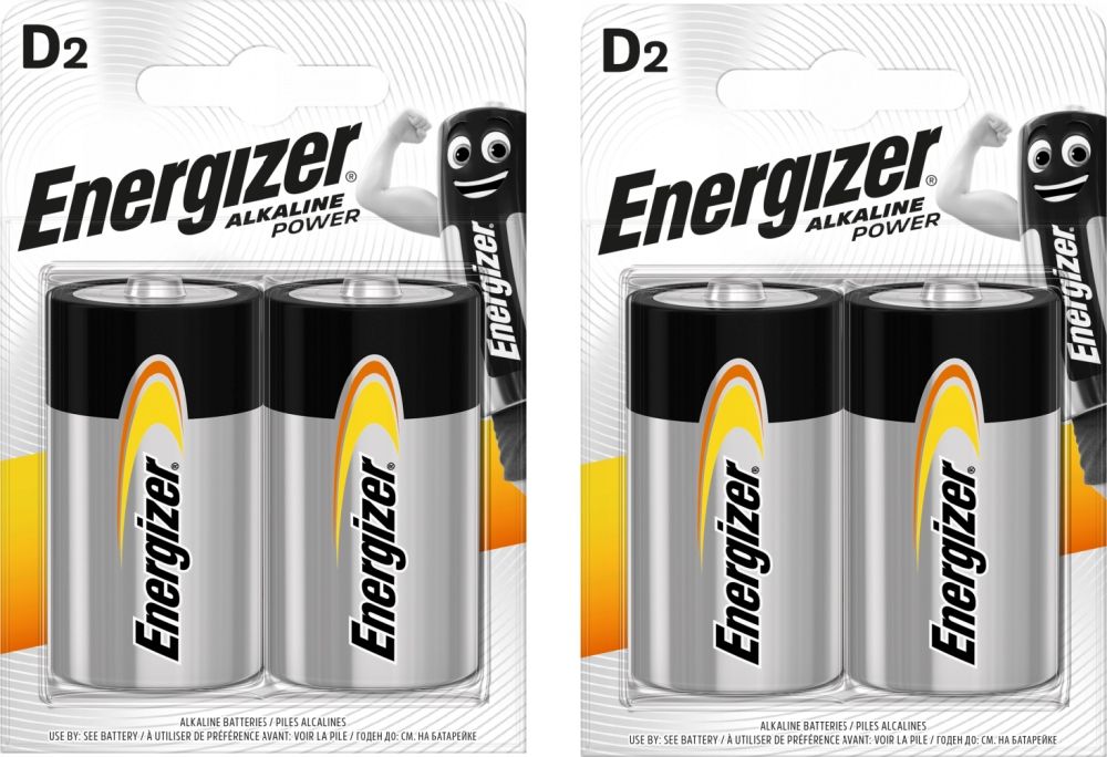 Bateria alkaliczna Energizer D 1.5V LR20 4 szt - ERLI.pl