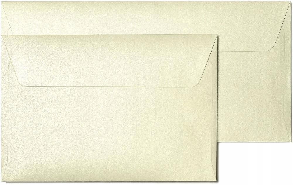 Koperta koperty ozdobne C6 KREM PERŁOWY 50szt 120g - ERLI.pl