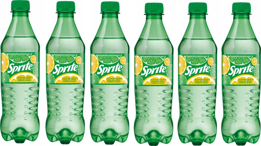 Napój gazowany Sprite butelka 0.5l x 6 - ERLI.pl