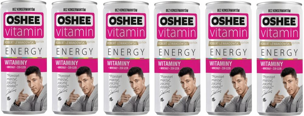 Oshee puszka 250ml OSHEE Vitamin Energy Witamin x6 - ERLI.pl