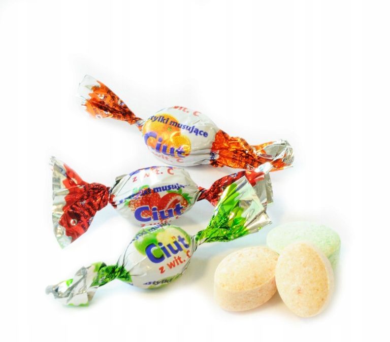 Cukierki pastylki Jedność Ciut z witaminą C 2kg - ERLI.pl