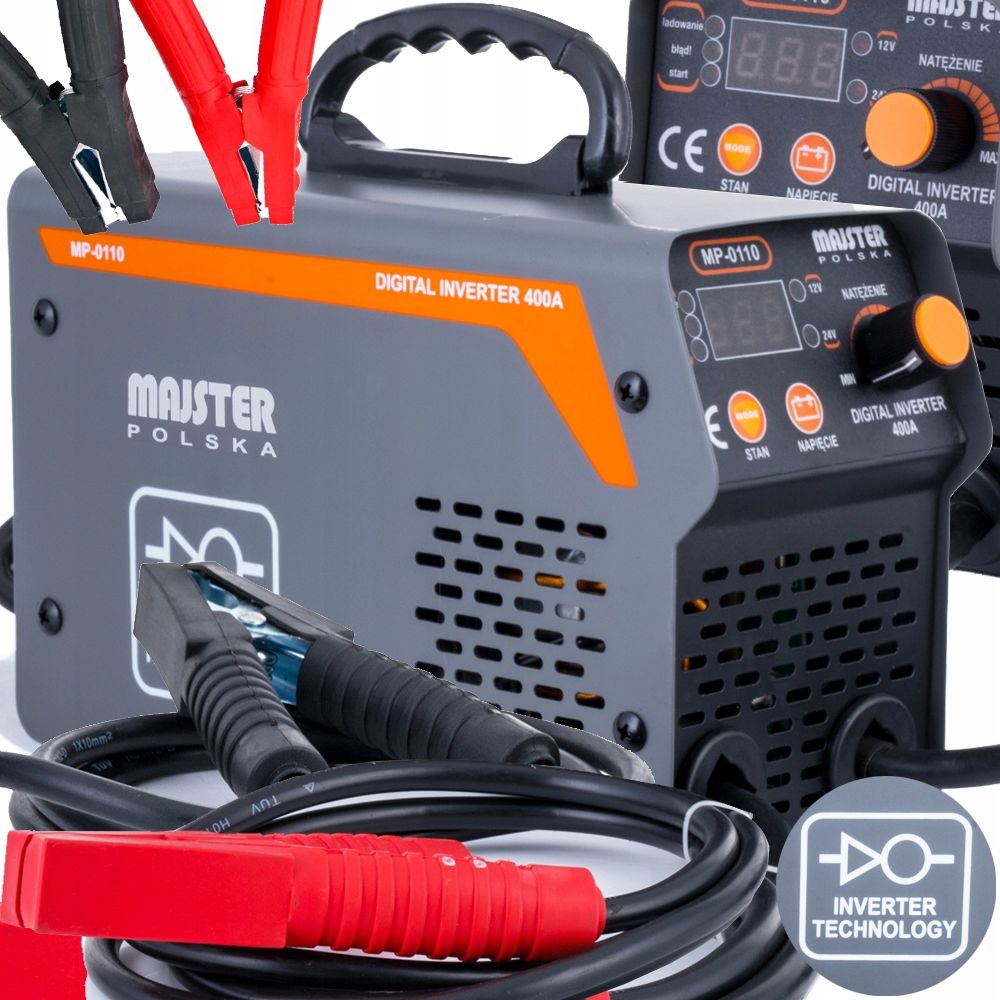PROSTOWNIK ROZRUCH SAMOCHODOWY z ROZRUCHEM 400A INWERTEROWY 12/24V ...