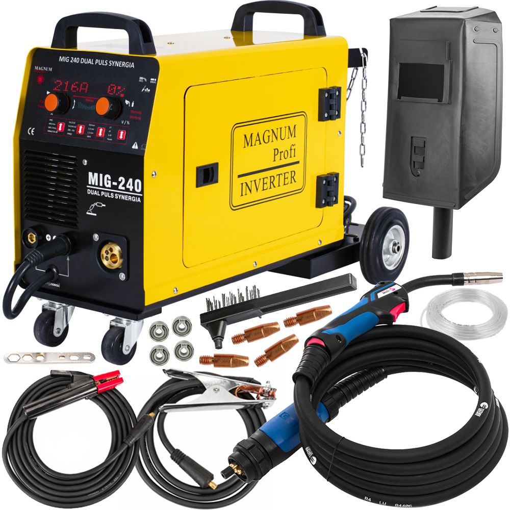 SPAWARKA MIGOMAT MAGNUM MIG 240 MMA TIG DUAL PULS - ERLI.pl