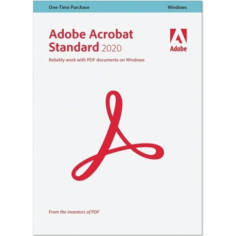 ADOBE ACROBAT 2020 STANDARD BOX PL-EN 32-64-BIT FVAT0% CENA-50% - ERLI.pl