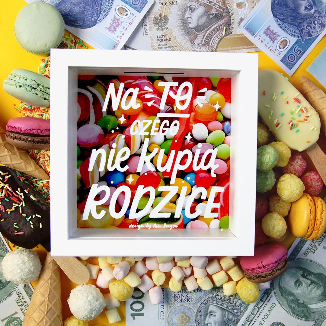 SKARBONKA NA TO CZEGO NIE KUPIĄ RODZICE DLA DZIECKA NA PREZENT URODZINY ...