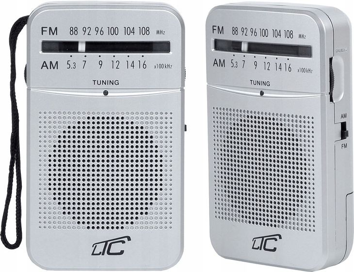 MINI RADIO FM PRZENOŚNE TURYSTYCZNE PODRĘCZNE KIESZONKOWE NA BATERIE – 136976242 - ERLI.pl