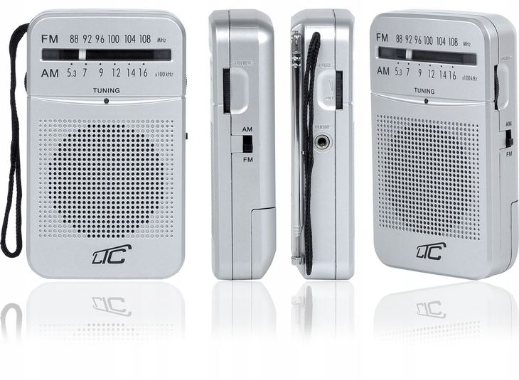 MINI RADIO FM PRZENOŚNE TURYSTYCZNE PODRĘCZNE KIESZONKOWE NA BATERIE – 136976242 - ERLI.pl