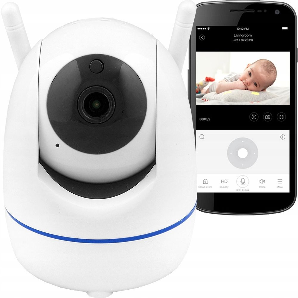 MINI KAMERA WiFi OBROTOWA 360° STEROWANA TELEFONEM - ERLI.pl