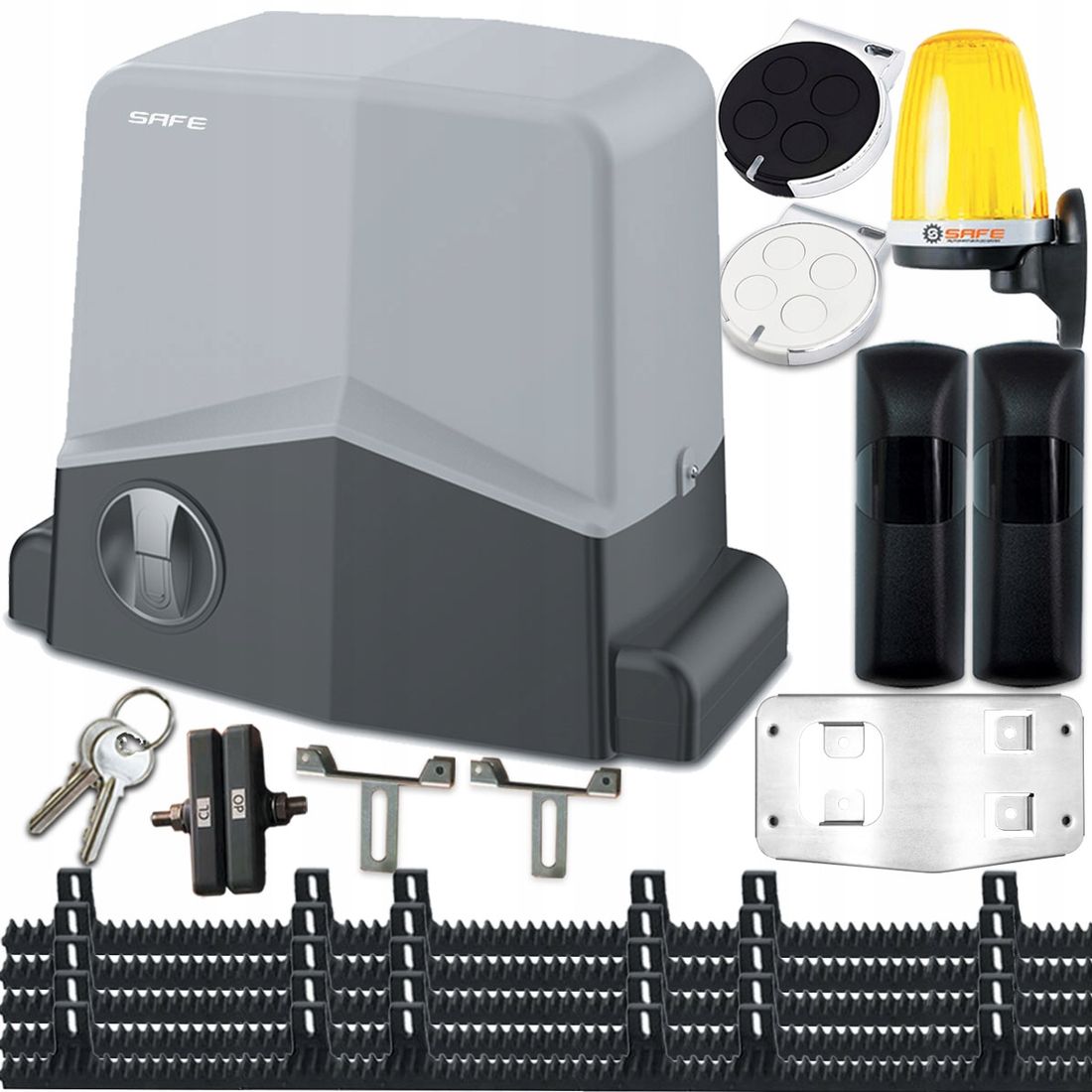 NAPĘD DO BRAMY PRZESUWNEJ - FULL ZESTAW - ERLI.pl