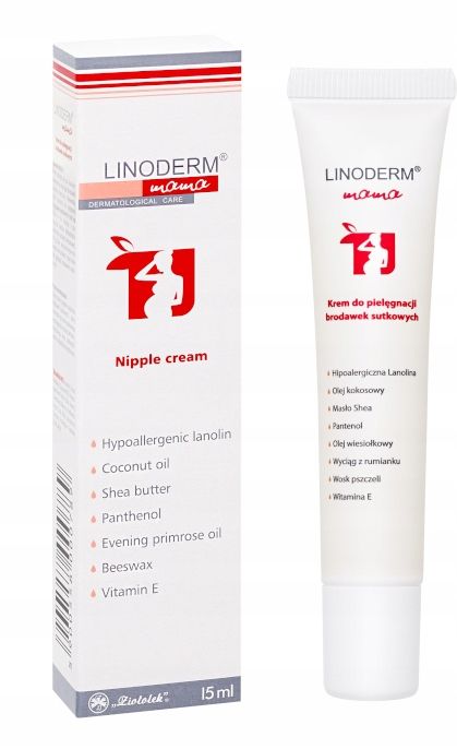 LINODERM MAMA KREM DO PIELĘGNACJI BRODAWEK LINOMAG - ERLI.pl