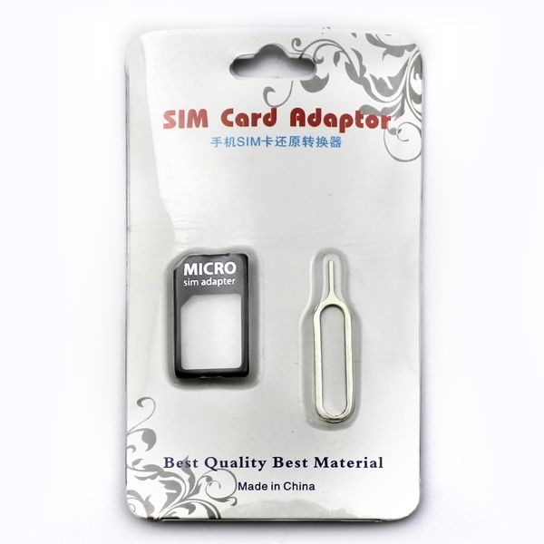 ADAPTER KARTY SIM - MICRO SIM + NARZĘDZIE – 132218573 - ERLI.pl
