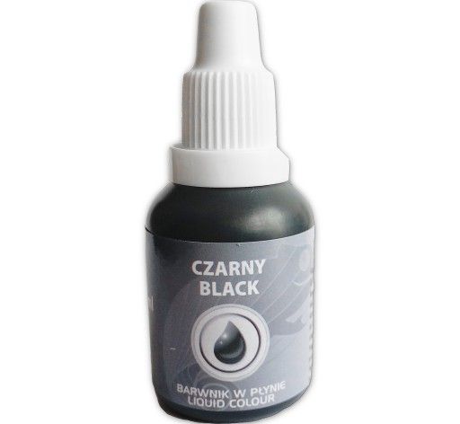 BARWNIK SPOŻYWCZY W PŁYNIE - CZARNY - 20ml - ERLI.pl BARWNIK SPOŻYWCZY W PŁYNIE - CZARNY - 20ml - ERLI.pl