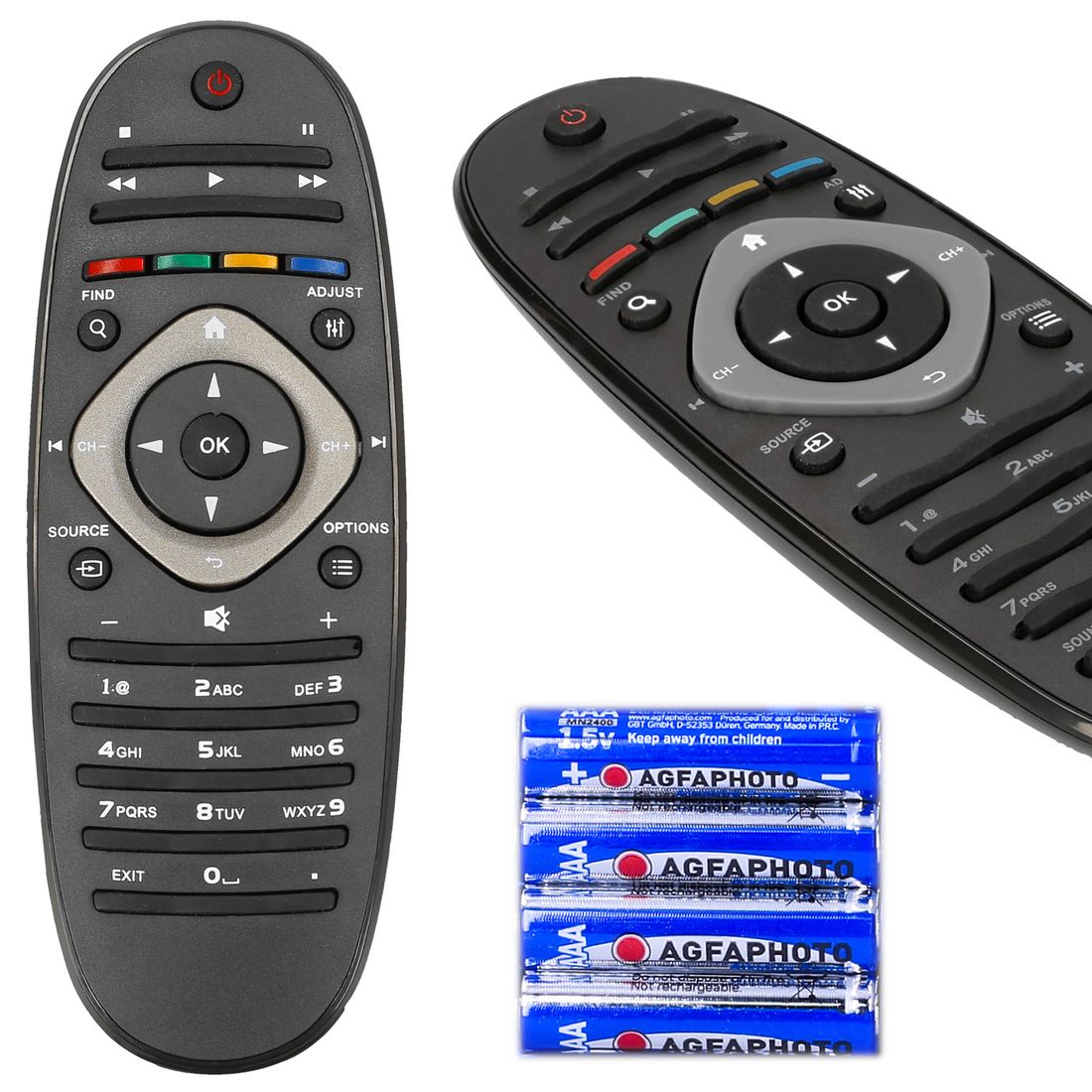 PILOT DO TV PHILIPS UNIWERSALNY DO TELEWIZORA LCD - ERLI.pl