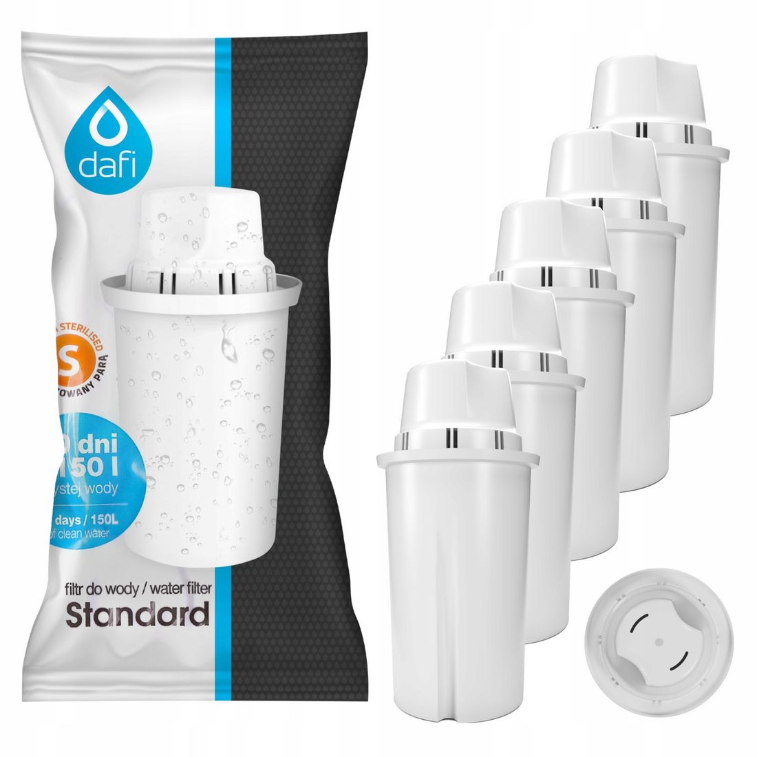 5x FILTR DAFI CLASSIC DO DZBANKA CRYSTAL START - ERLI.pl