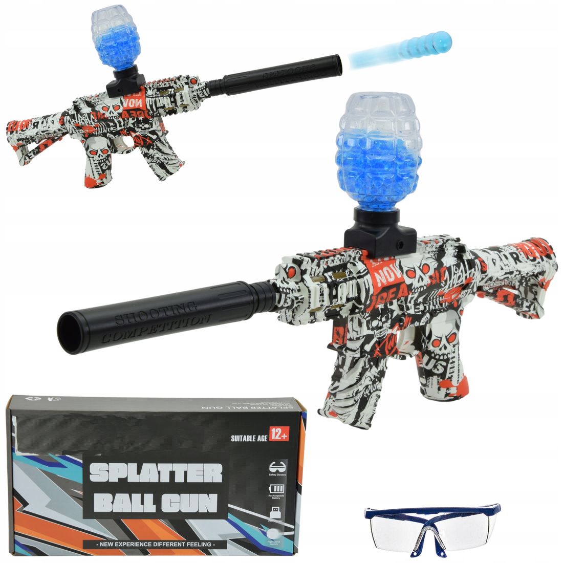 KARABIN PISTOLET AUTOMAT NA KULKI ŻELOWE MINI M416 - ERLI.pl