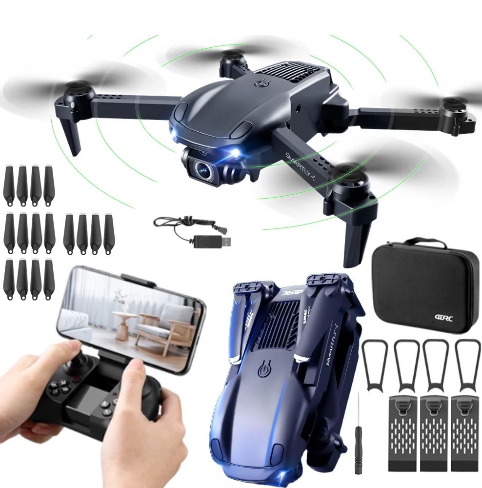 DRON Z KAMERA 4K DRON ZDALNIE CZUJNIKI DRON COMBO ZAWIS DLA DZIECI MAŁY ...